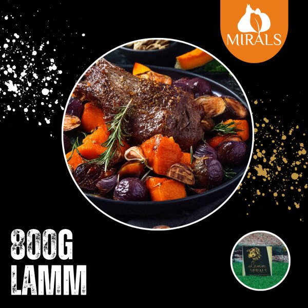 800g Zartes Lamm an Pflaumenmus mit Maronen-Hokkaido-Fenchel Gemüse